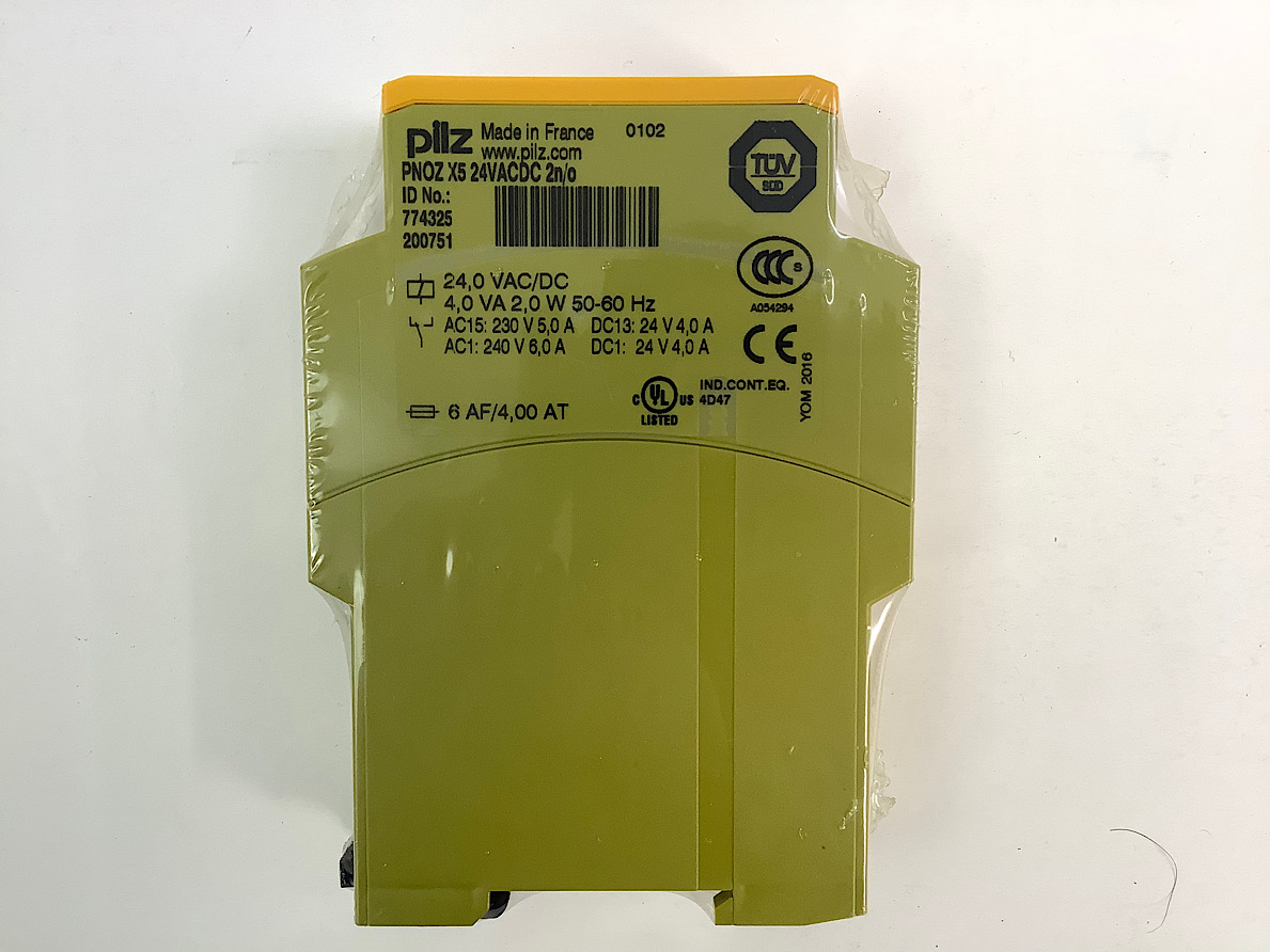 2er Set Pilz PNOZ X5 24VACDC 2n/o Sicherheitsrelais