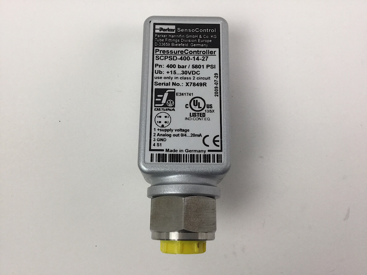 PARKER SCPSD-400-14-27 Pressure Controller, Druckregler