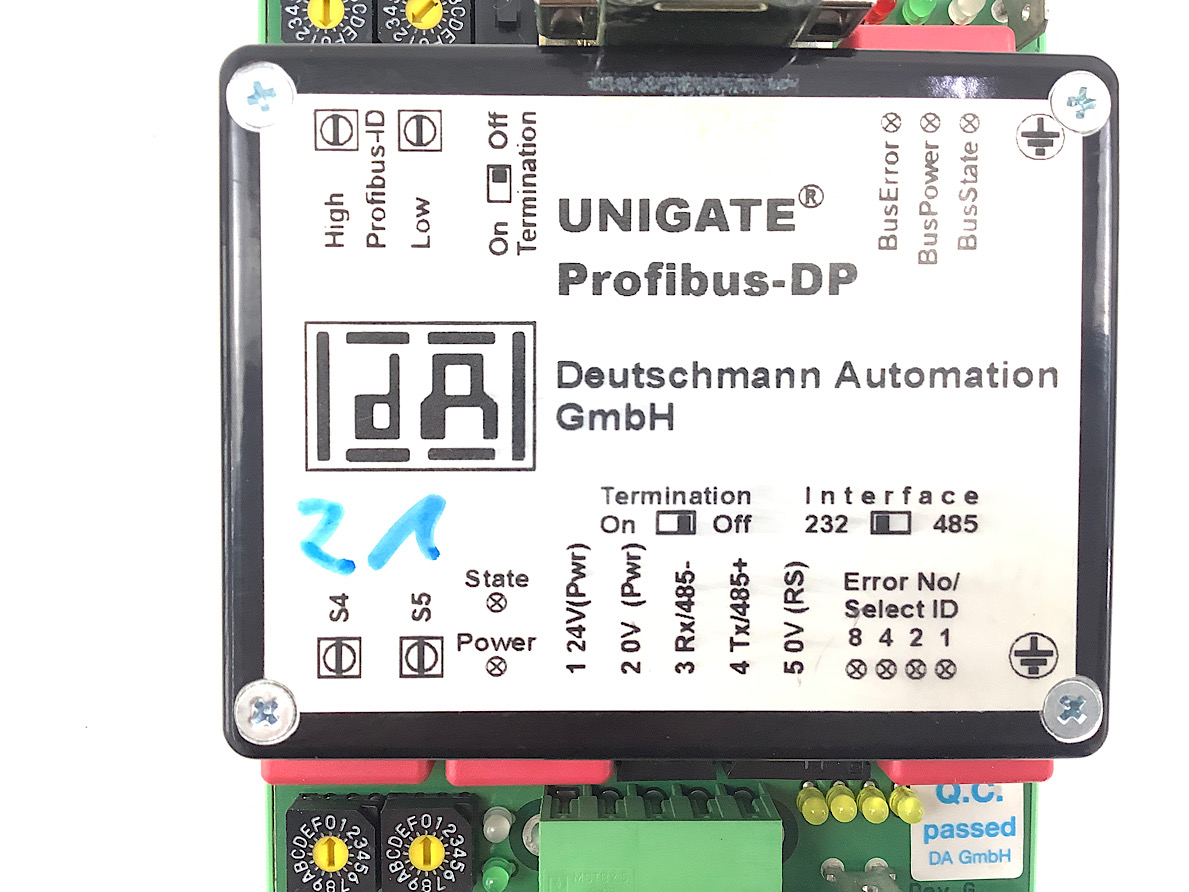 5x Deutschmann Automation Unigate RS232/485-Profibus DP