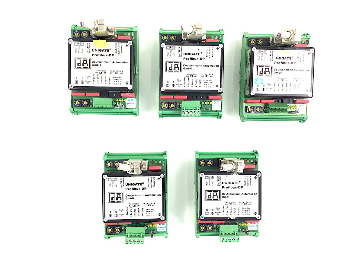 5x Deutschmann Automation Unigate RS232/485-Profibus DP
