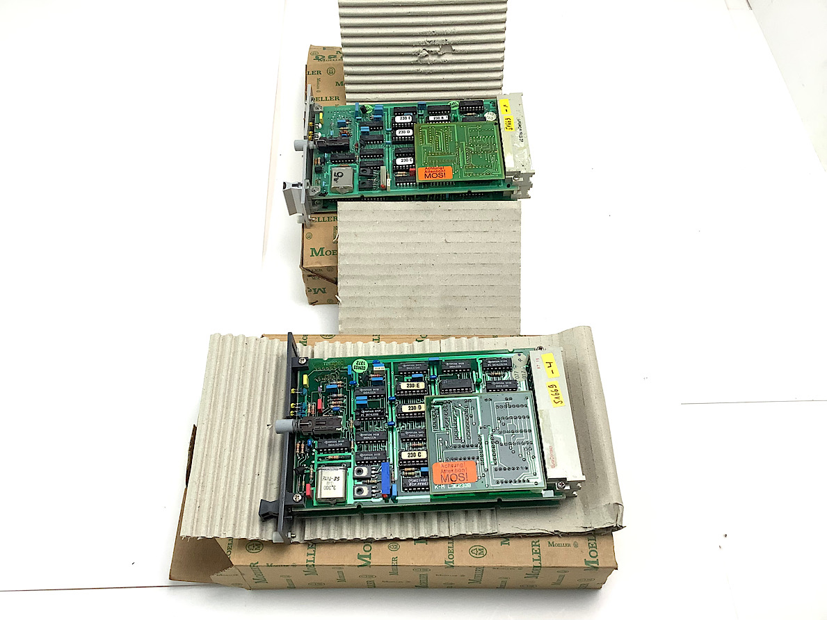 Set 2x Klöckner Moeller SPS CPU-Modul Baugruppe EBE 230 B