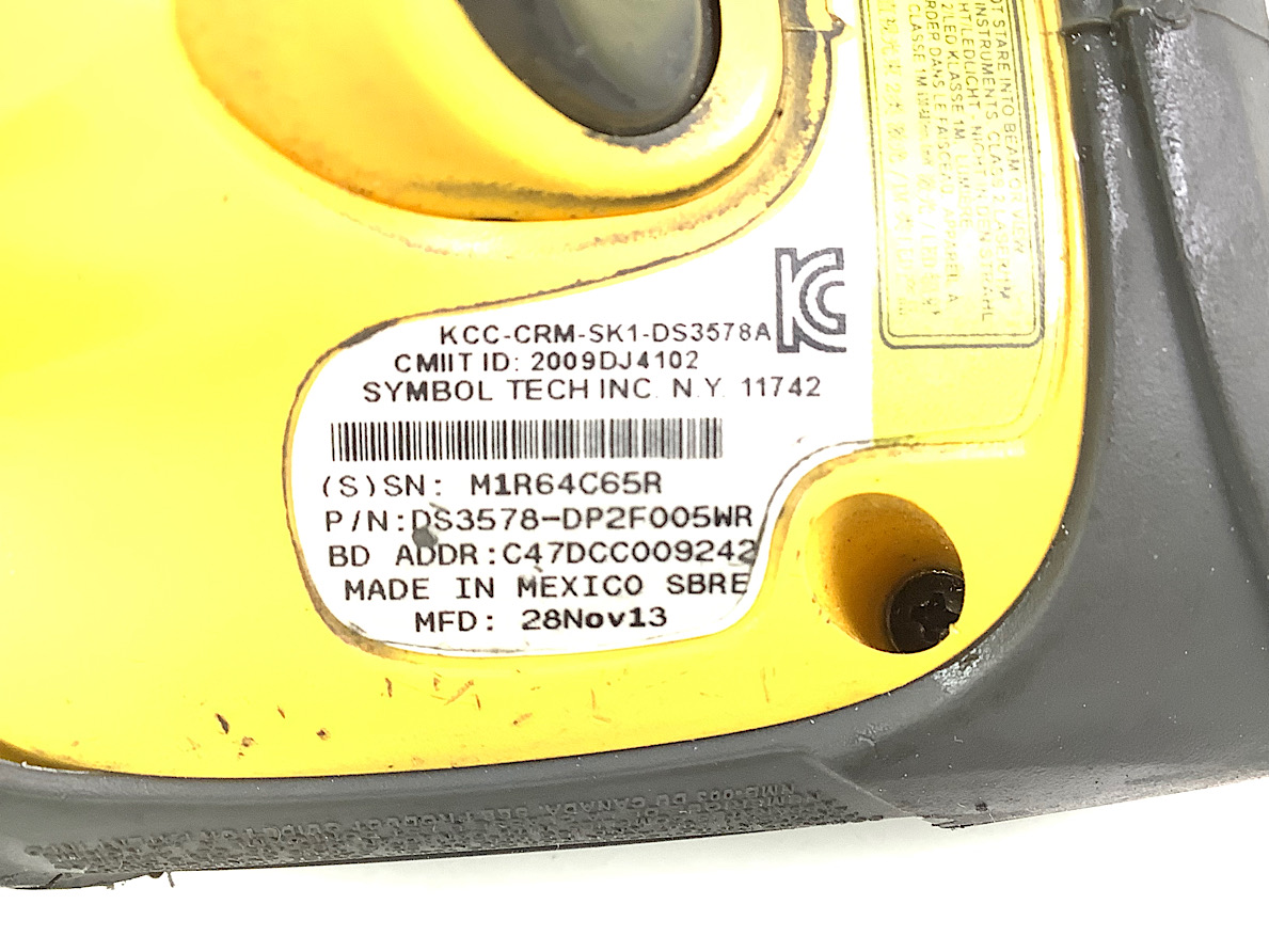 Symbol KCC-CRM-SK1-DS3578A Scanner DS3578-DP2F005WR Barcodelesegerät