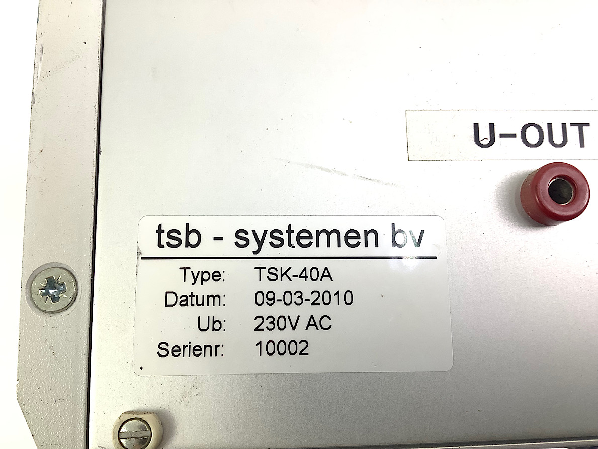 Tsb - Systemen bv TSK-40A Sensor Testeinheit