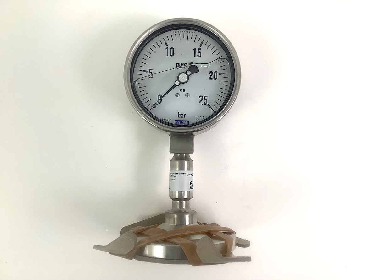 2er Set WIKA EN 837-1 Manometer