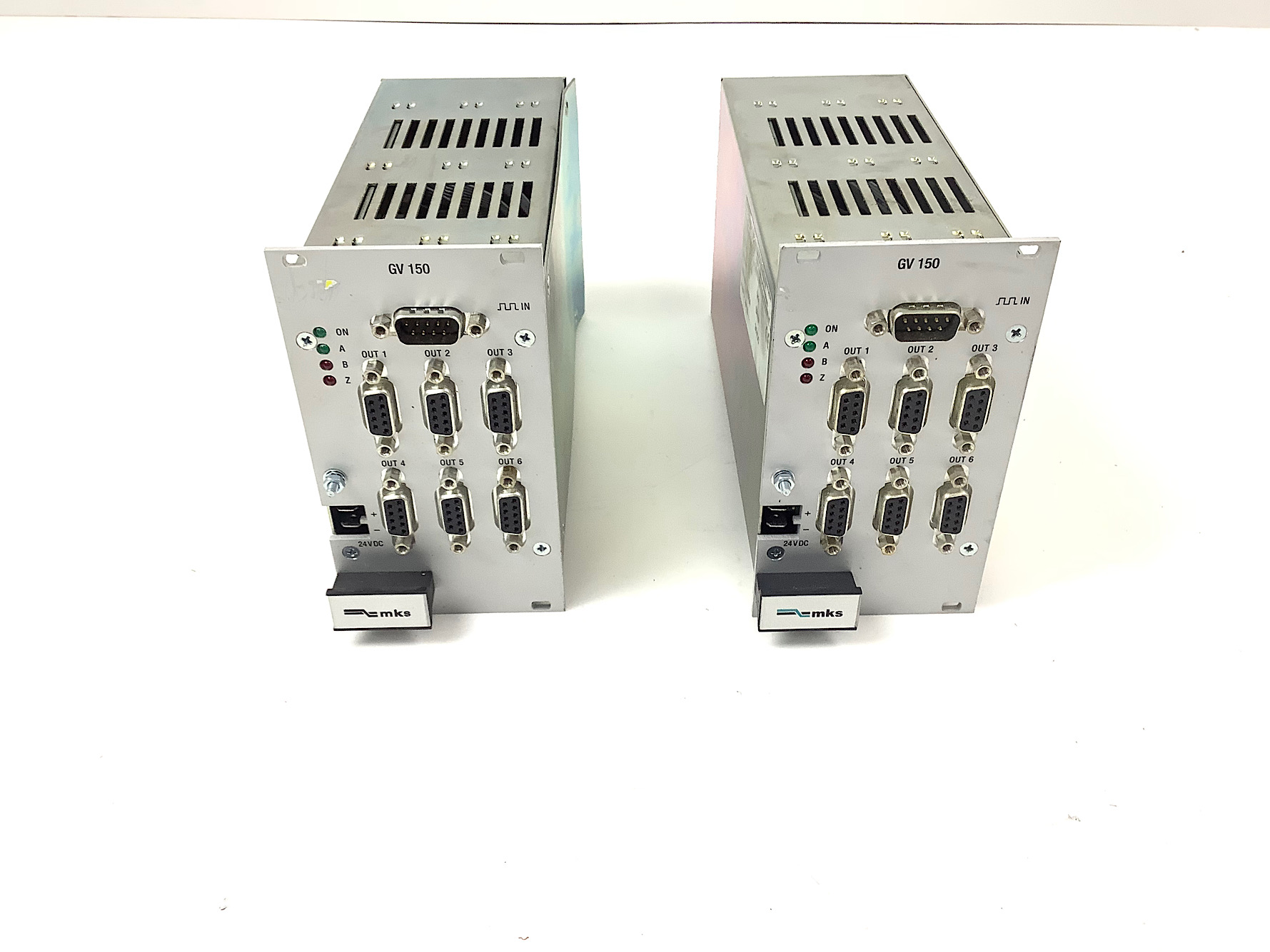 2x MKS GV150 24VDC Encoder Control Modul (Eine Platte verbogen, siehe Bild dazu)