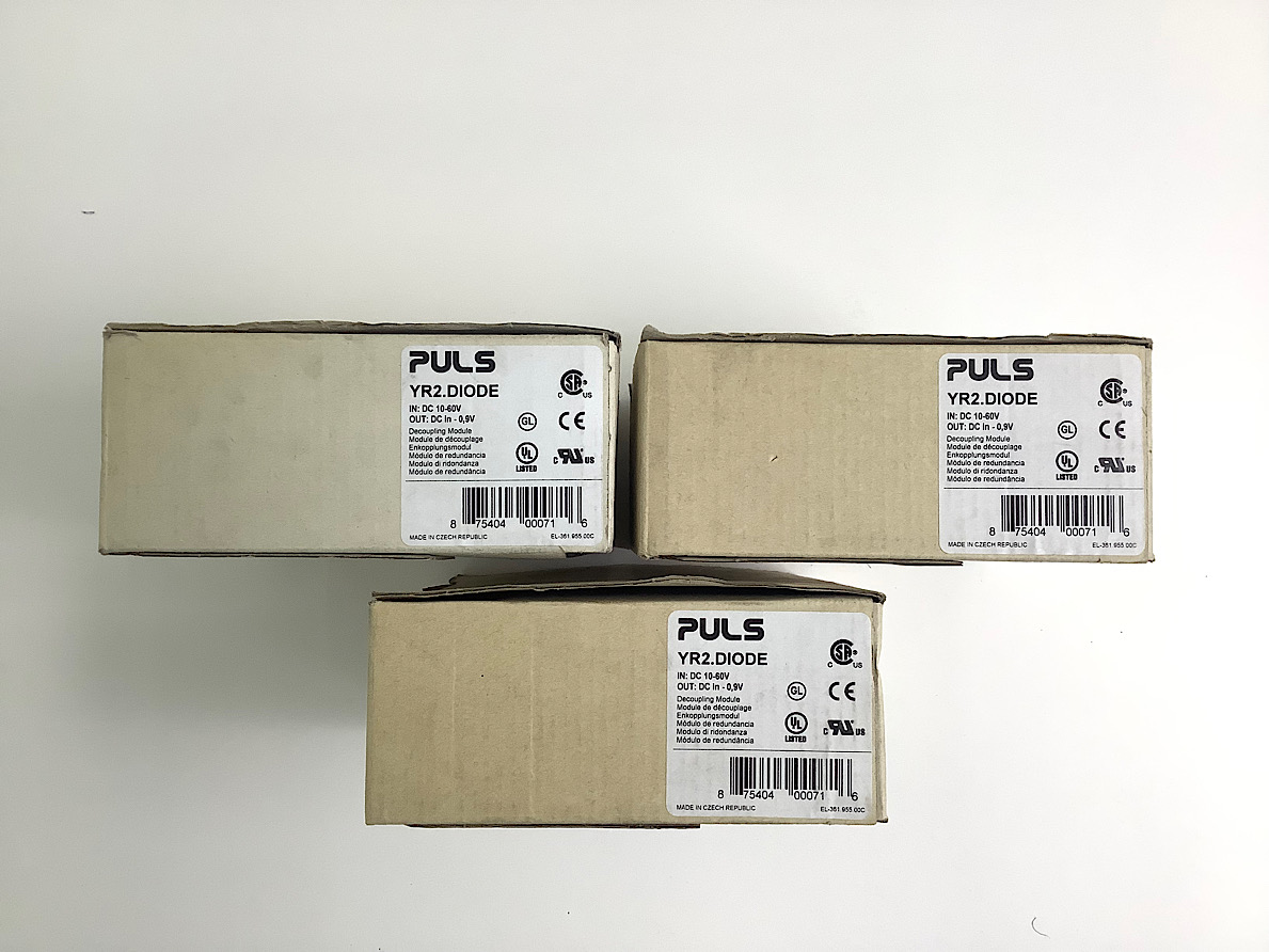 3er Set PULS YR2.DIODE 0,9V DC Dioden Redundanzmodul