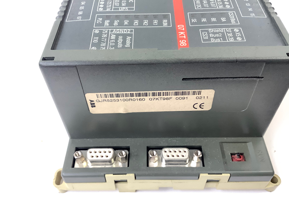2x ABB 07 KT 98 Advant Controller 31 Basic Unit mit EAE ANK 31 Arcent ...