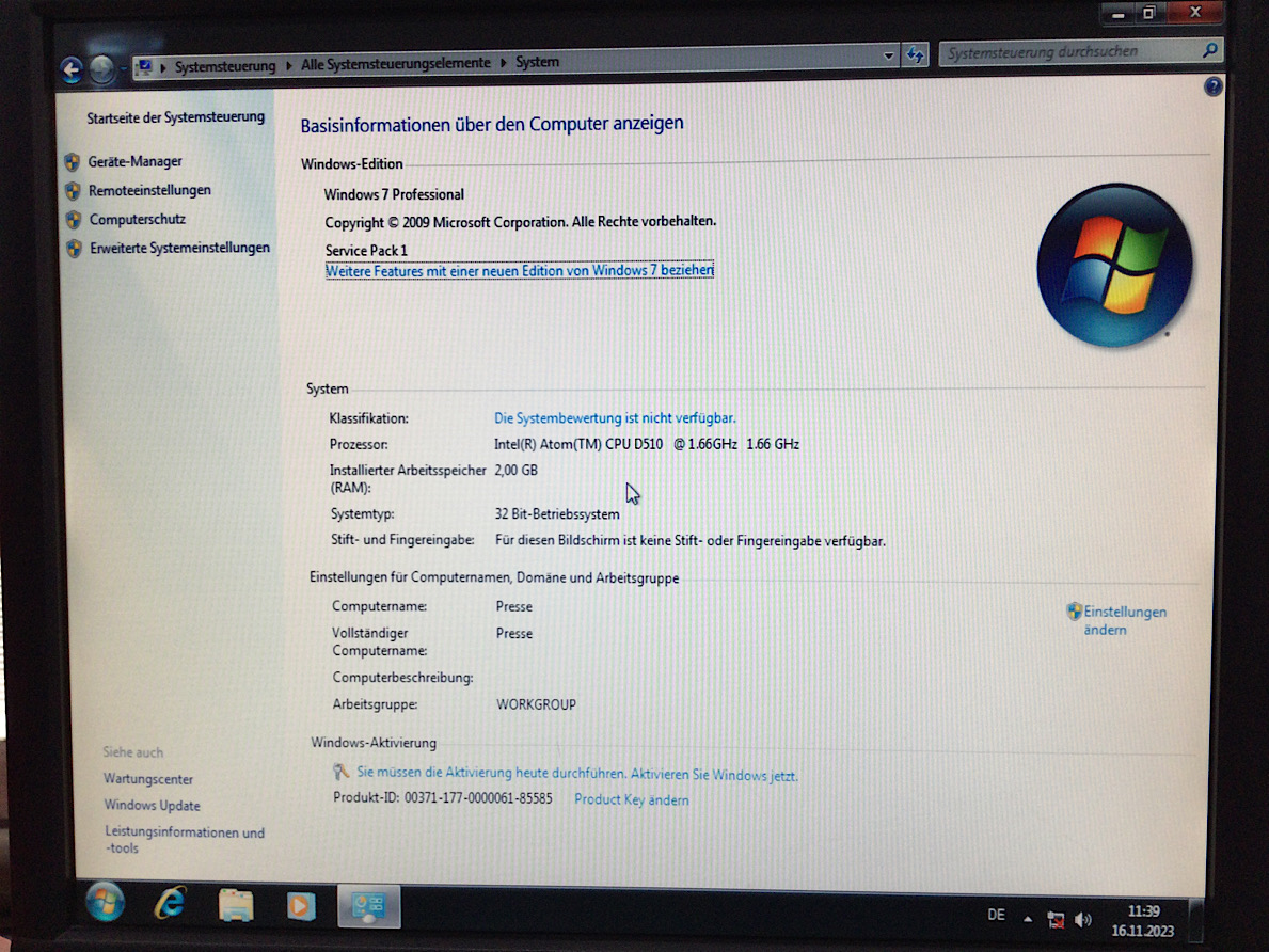 Advantech ARK-3360F 12-24VDC Microcomputer