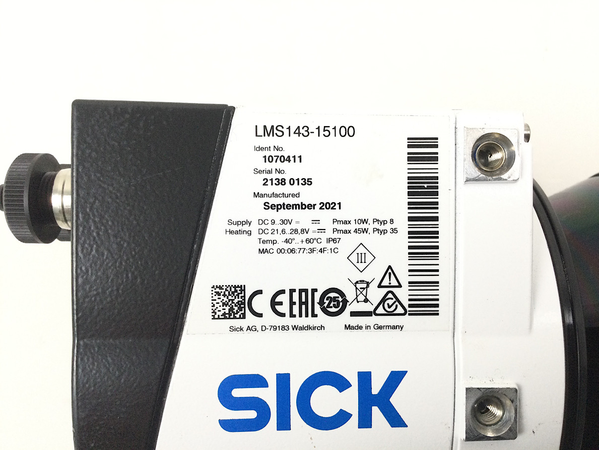 SICK LiDAR Scanner Sensor LMS 143-15100 Security Prime
