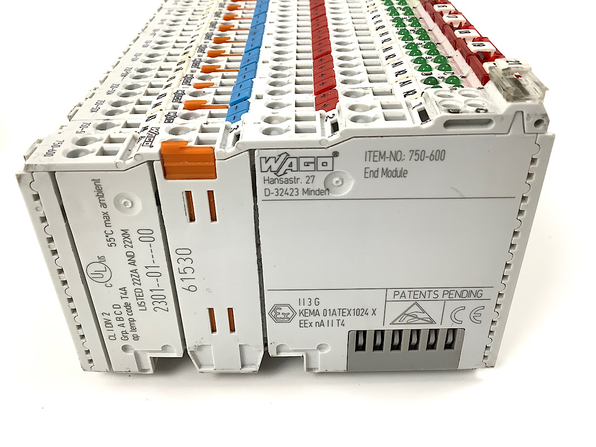 2x WAGO Modbus Controller Typ 750-324 zur Steuerung von ...