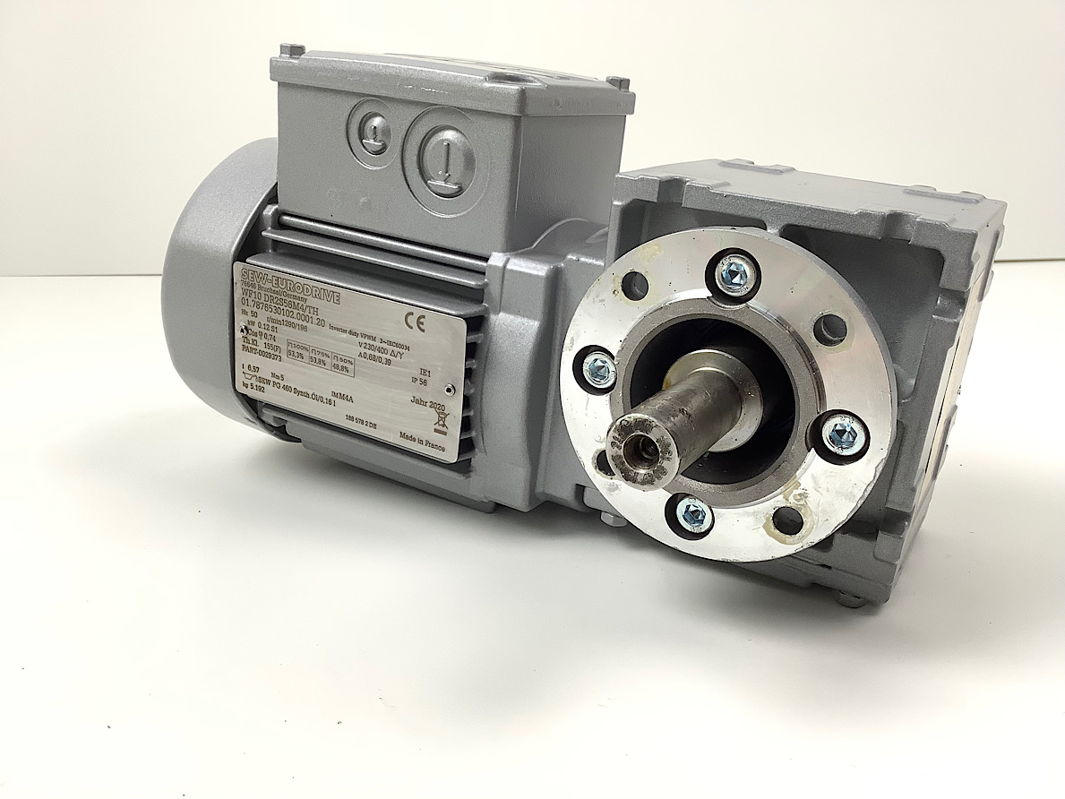 SEW EURODRIVE 3~Motor WF10 DR2S56M4/TH Spiroplan 0,12kW, 1290/196 r/min