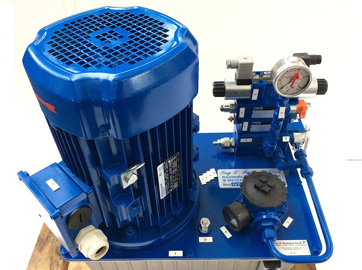 Breitenbach Hydraulikanlage Hydraulikaggregat HY2726-2213 AC Motor ...