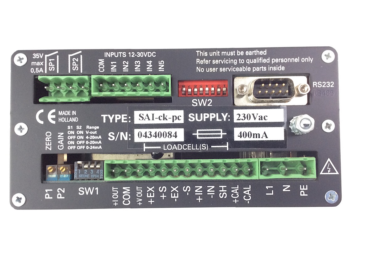 2er Set Penko SAI-6-PC 230 V Standard Waagenanbindung Bedienteil