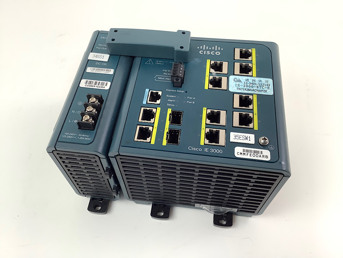 CISCO Systems Model: IE-3000-8TC-E Industrial Ethernet Switch