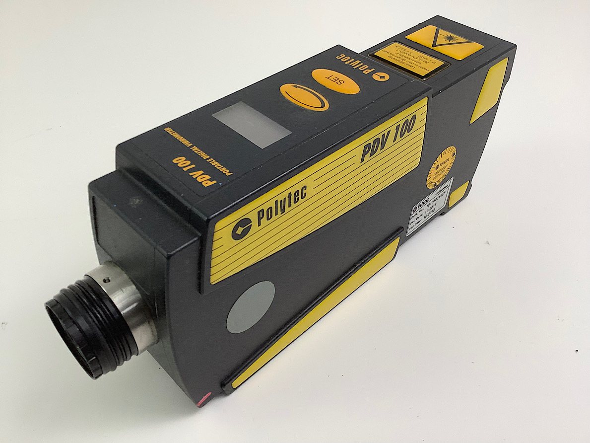 Polytec PDV100 Tragbares Laservibrometer / Portable Digital Vibrometer