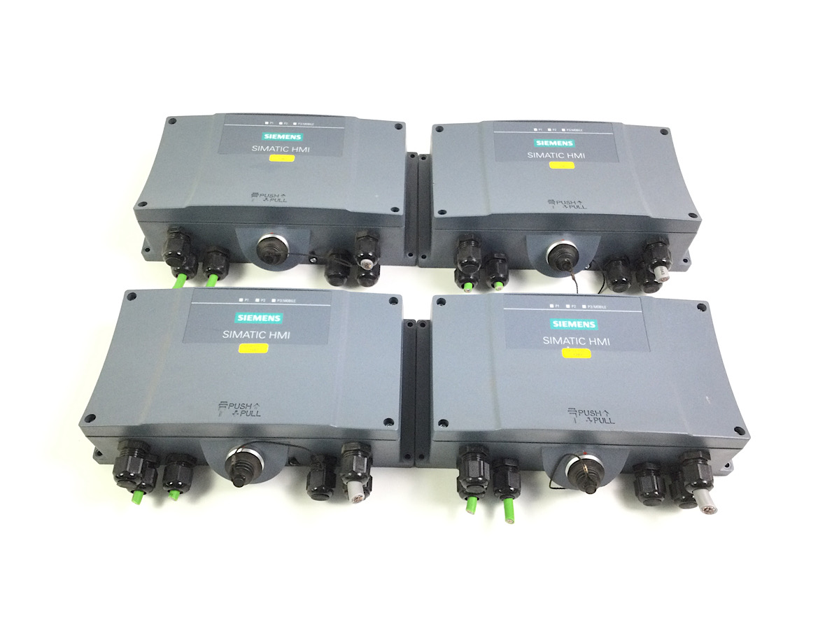 4x Siemens Connection Box Advanced 6AV2125-2AE23-0AX0 Anschluss-Box ...