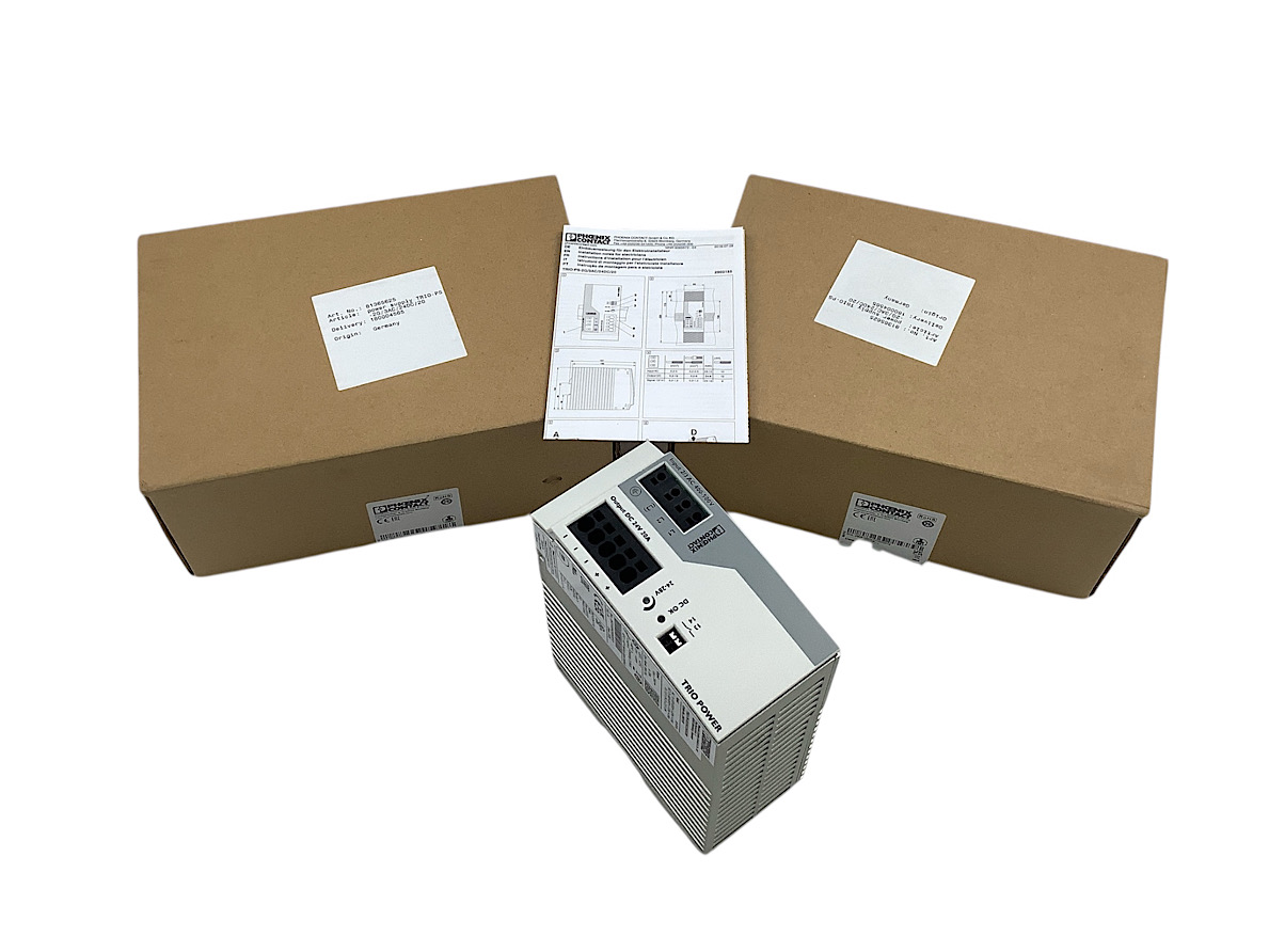2er Set Phoenix Contact TRIO-PS-2G/3AC/24DC/20 Stromversorgung Output ...
