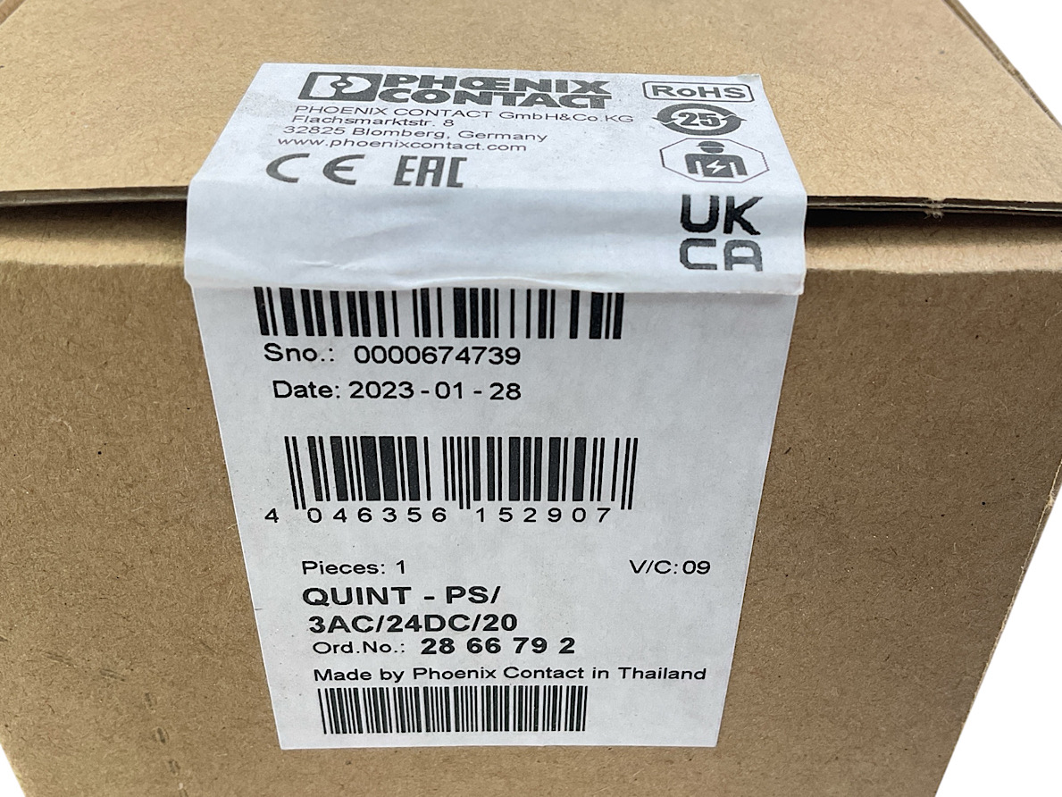 2x Phoenix Contact 2866792 QUINT-PS/3AC/24DC/20 Netzteil OVP