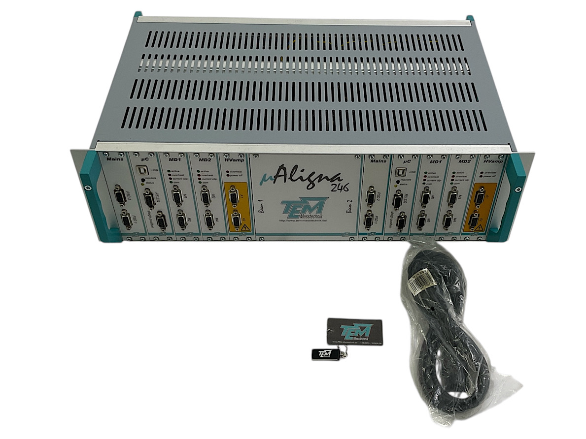 Tem Messtechnik Aligna 246 BeamLock Control mit div. Modulen z.B. 2x Mains