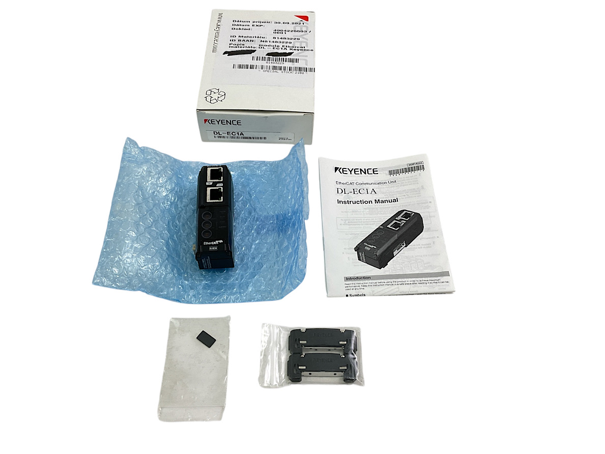 Keyence DL-EC1A 20-30V DC Kompatible Netzwerkeinheit EtherCat in OVP