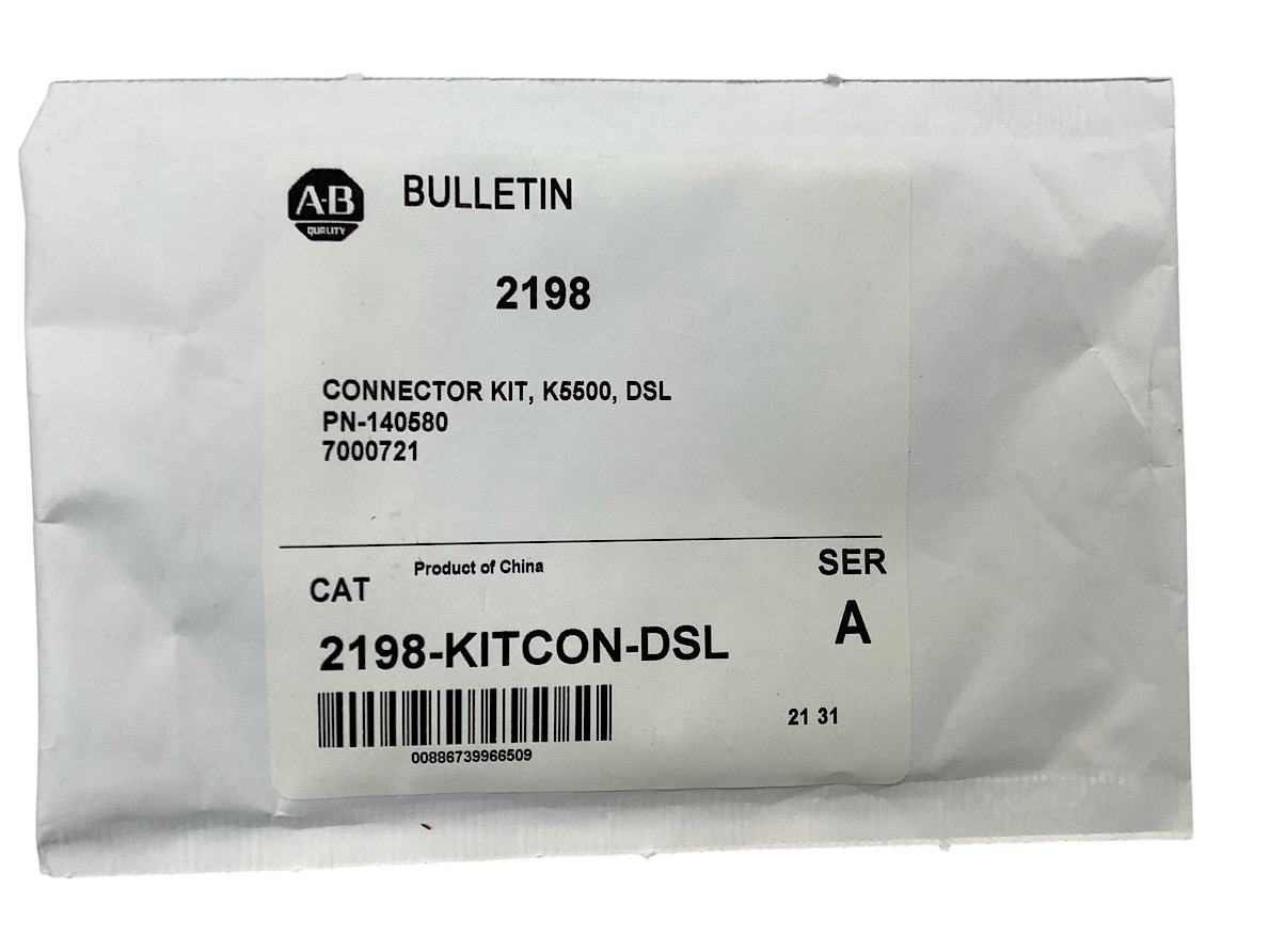 10x Allen-Bradley 2198 Connector Kit , K5500, DSL PN-140580 2198-KITCON ...