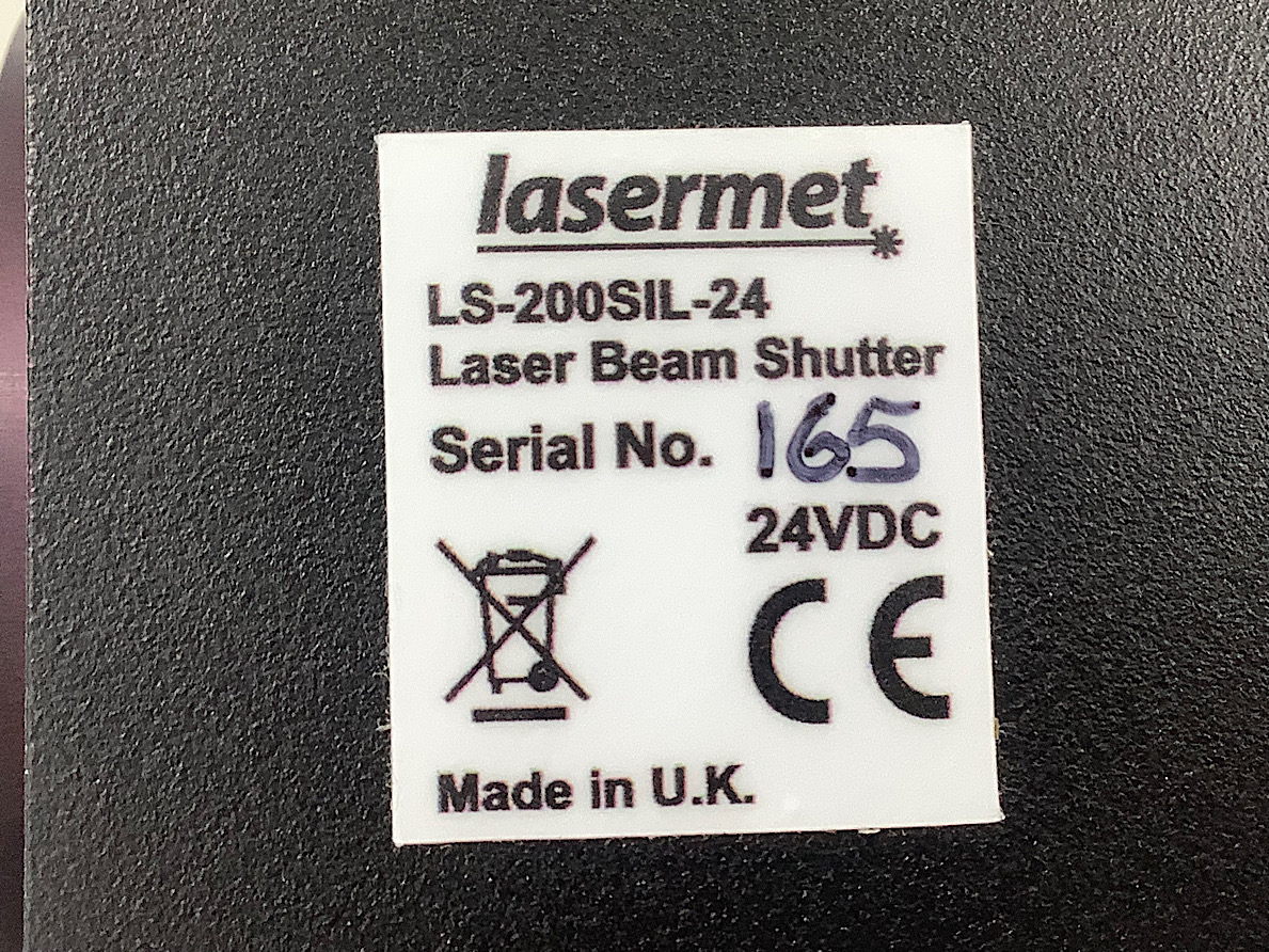 Lasermet LASER-Sicherheitsverschluss LS-200 / LS200SIL-24 Beam Shutter ...