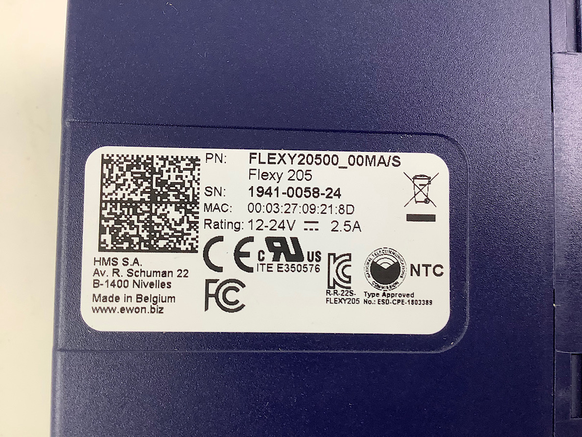 HMS FLEXY20500_00MA/S Flexy 205 IIoT-Gateway + Mobilfunkantenne WEW40902K