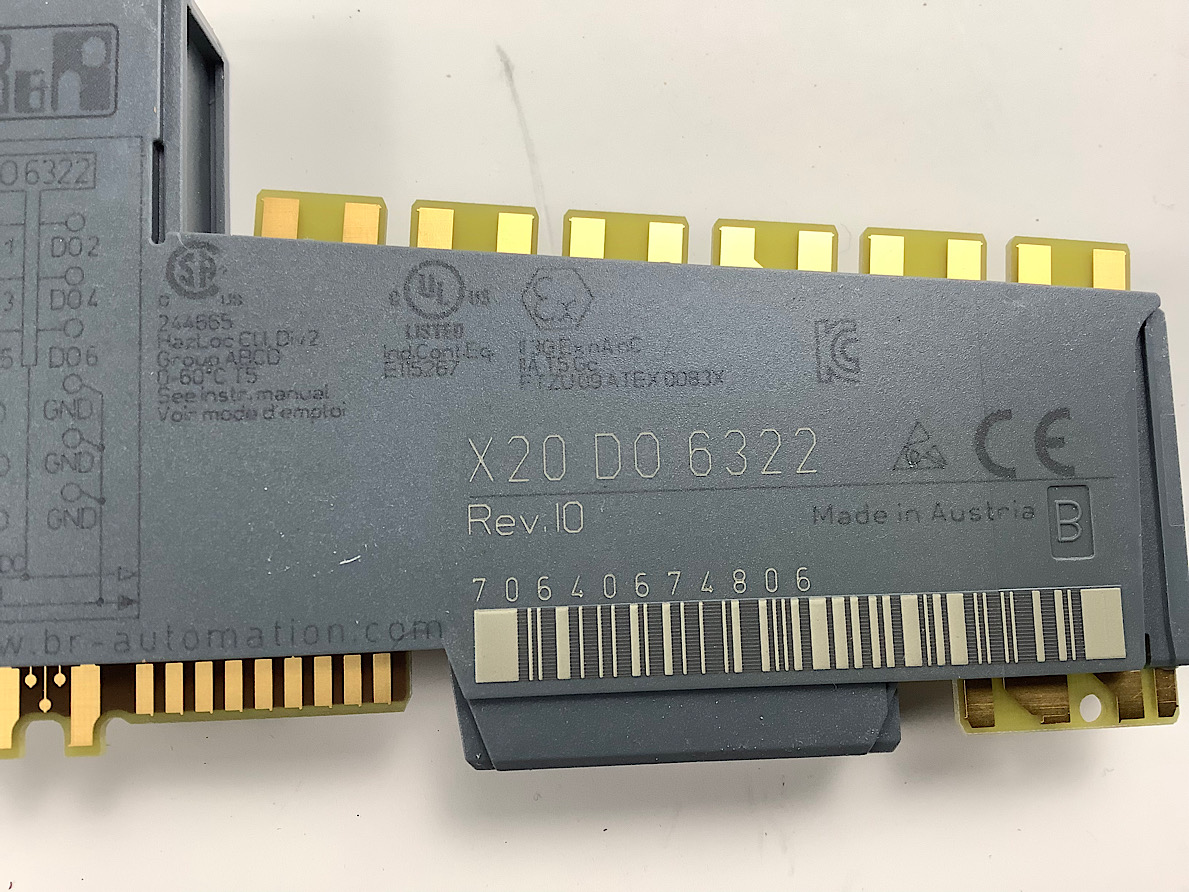 3x B&R X20DO6322 Digitales Ausgangs-Modul